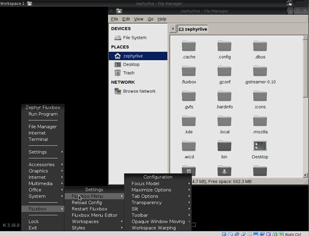 Zephyr Linux: Zippy Performance, Zero Decor Zephyr Linux: Zippy Performance, Zero Decor
